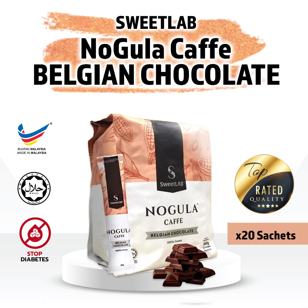 (SINGLE PACK) NOGULA CAFFE Belgian Chocolate by SweetLAB | Shopee Malaysia
