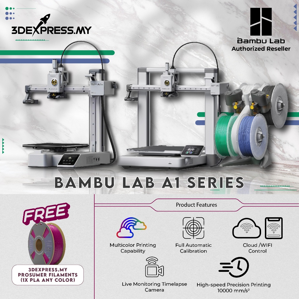 [READY STOCK] BAMBU LAB A1Mini & A1 Series 3D PRINTER | Shopee Malaysia