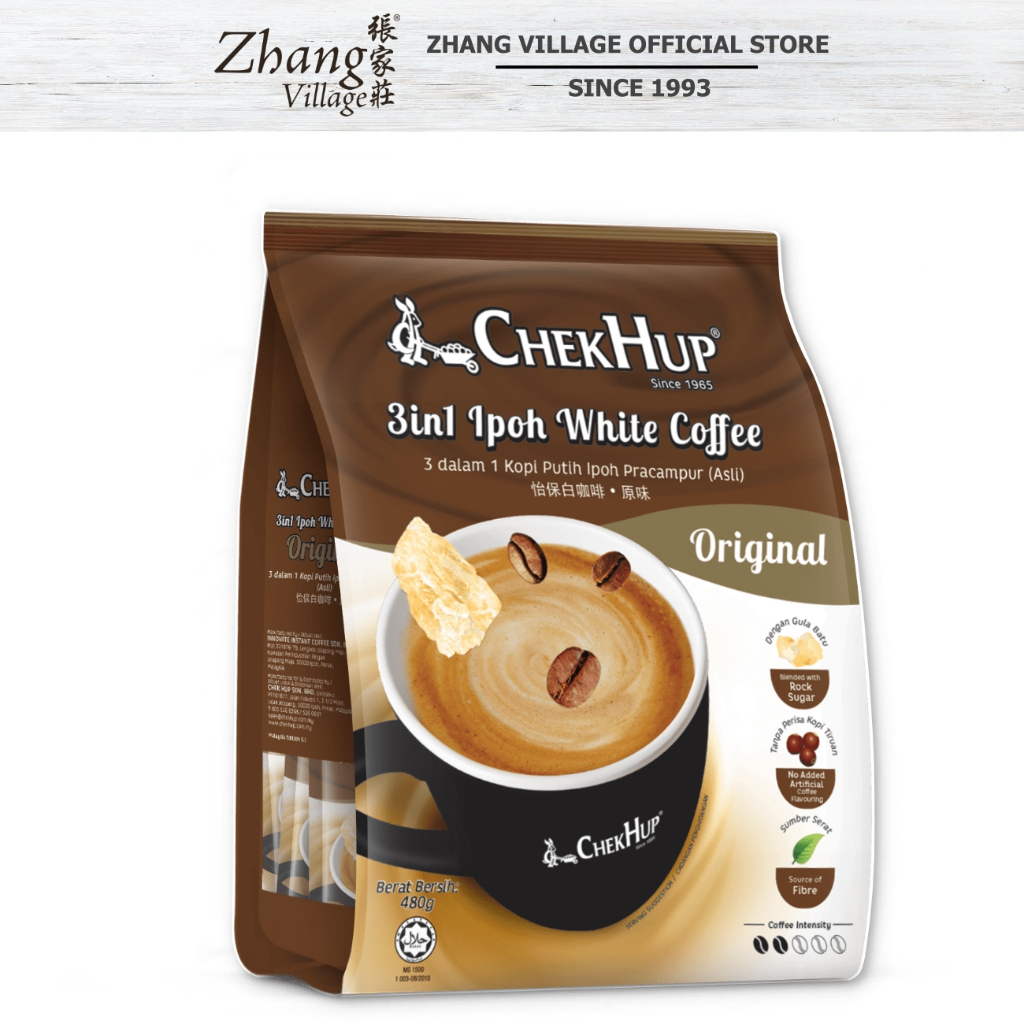 Chek Hup 3 in 1 Ipoh White Coffee – Original (40g x 12 sachets) | Shopee Malaysia