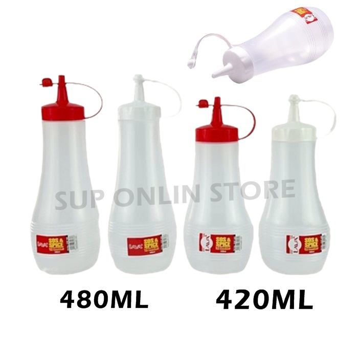 LAVA Sauce & Spice Squeezer [420ML / 480ML]/ Multipurpose Plastic Sauce ...