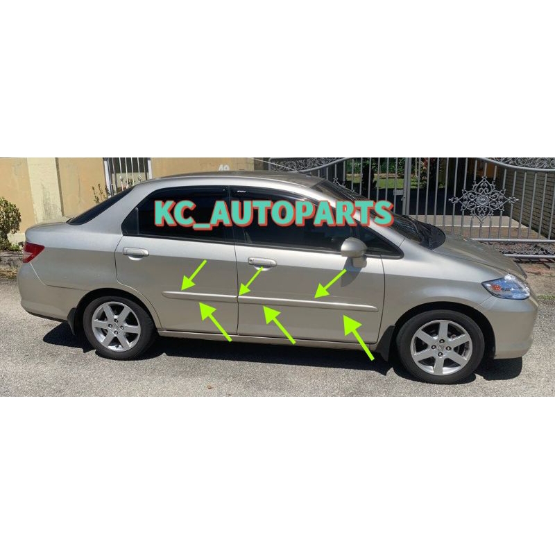 Honda City SEL 2003 -2007 door lining protector weather door strip ...