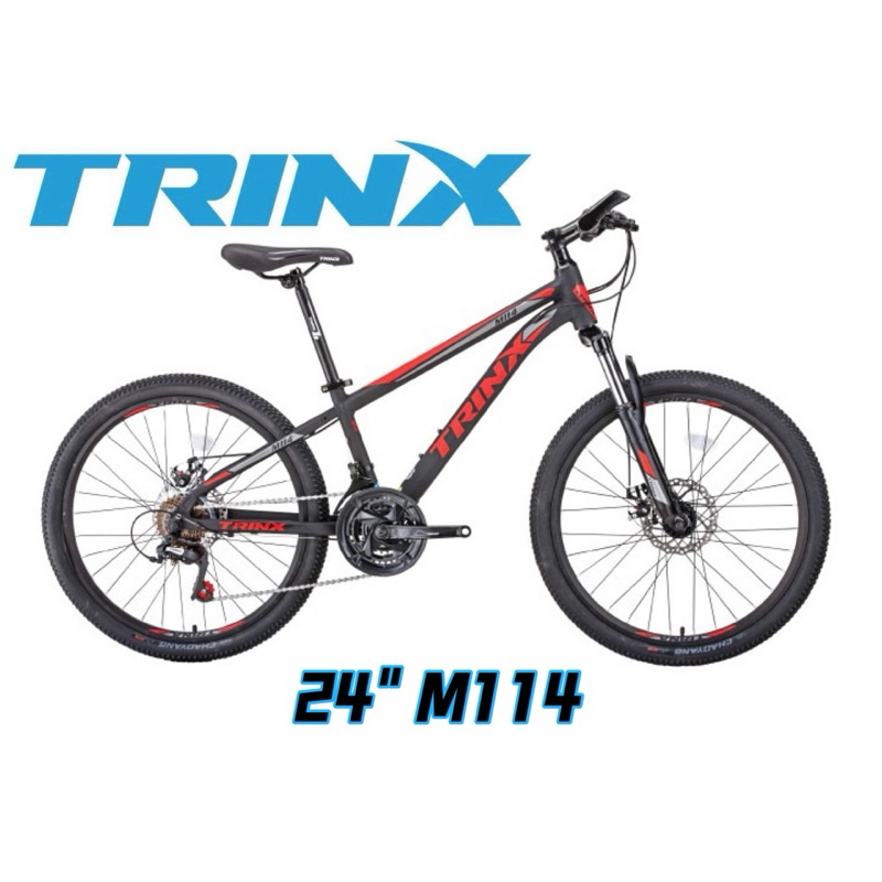 Basikal MTB 24"TRINX M114 21speed Frame Alloy with Brake Disc 【READY ...