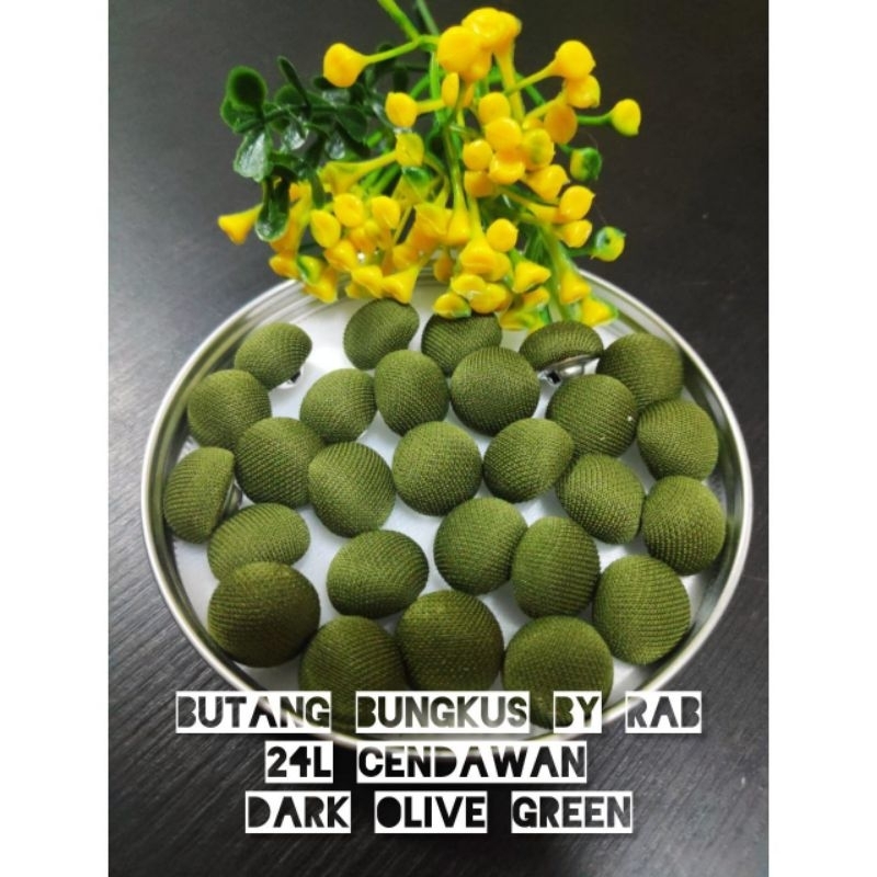 butang balut cendawan 24L butang bungkus butang salut baju tudung ...