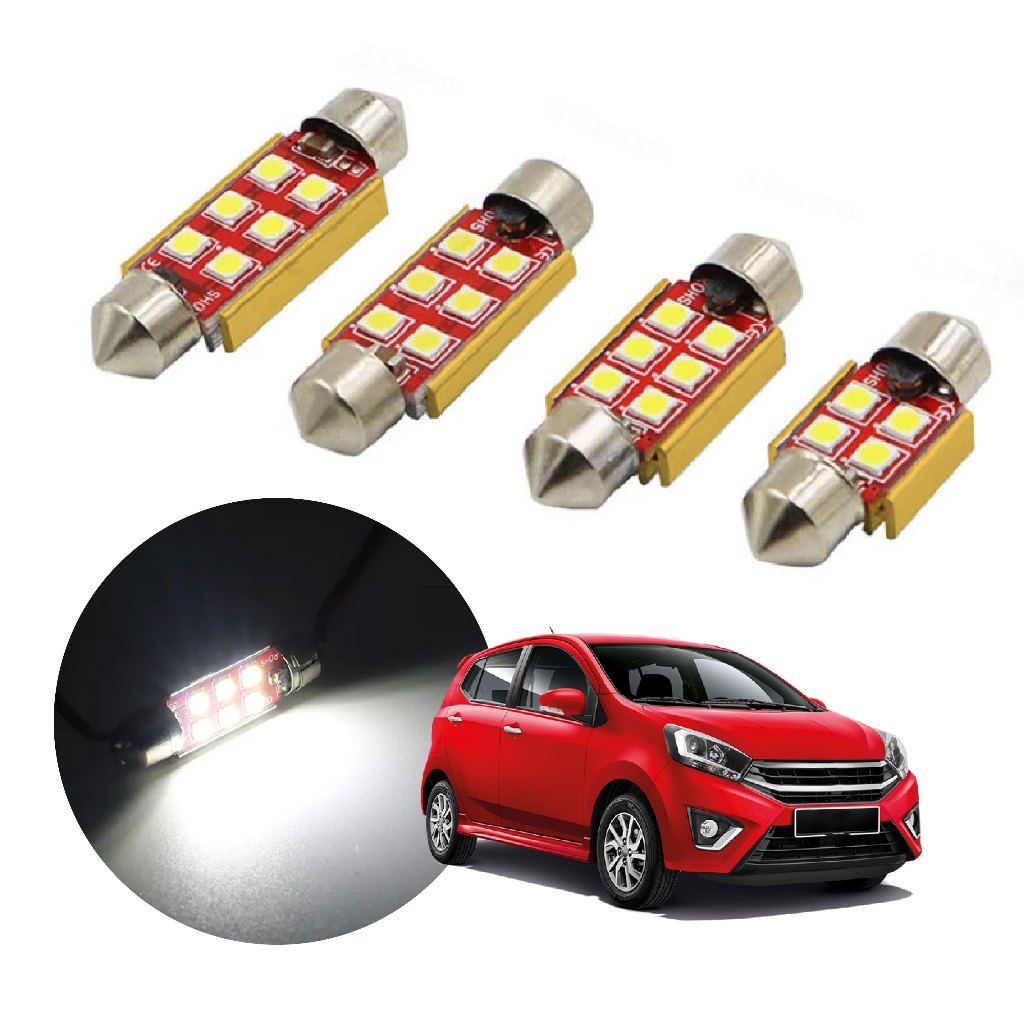 [PERODUA] Axia Car LED Bulb C5W 31mm/36mm/39mm/41mm LED Interior Dome ...