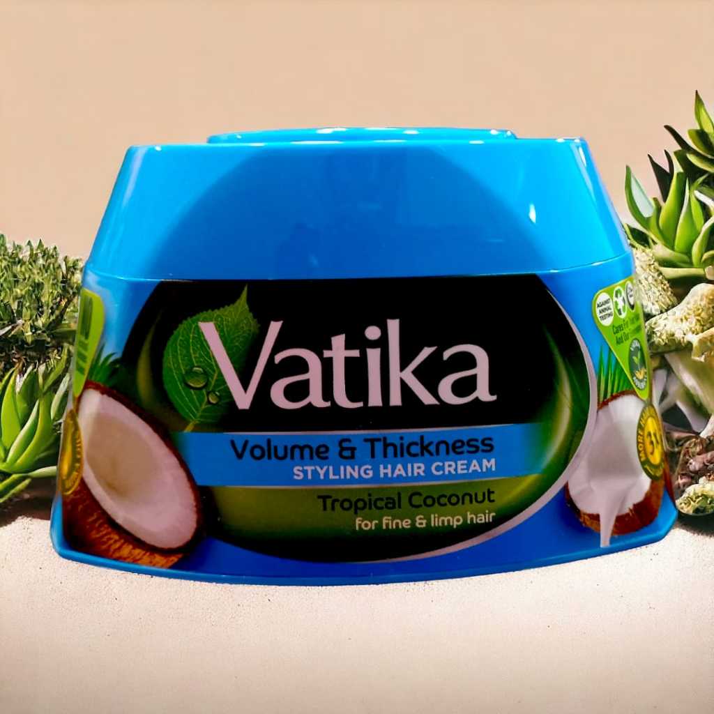 VATIKA VOLUME THICKNESS HAIR STYLING CREAM 140GM | Shopee Malaysia