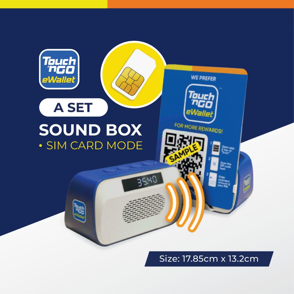 Touch N Go eWallet Soundbox set | Shopee Malaysia