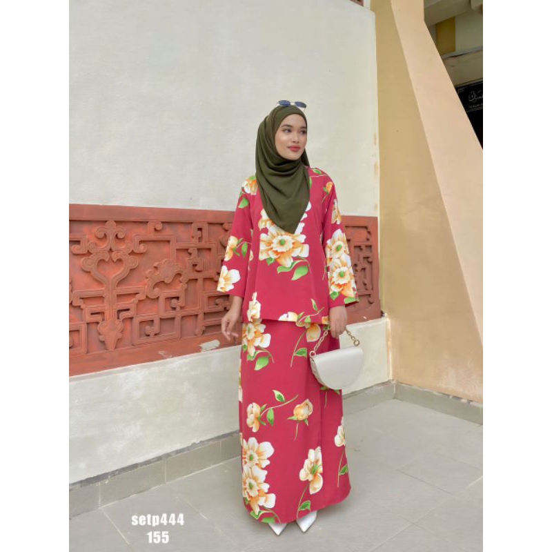 BAJU KURUNG KEDAH BERCORAK RAYA 2024 | Shopee Malaysia