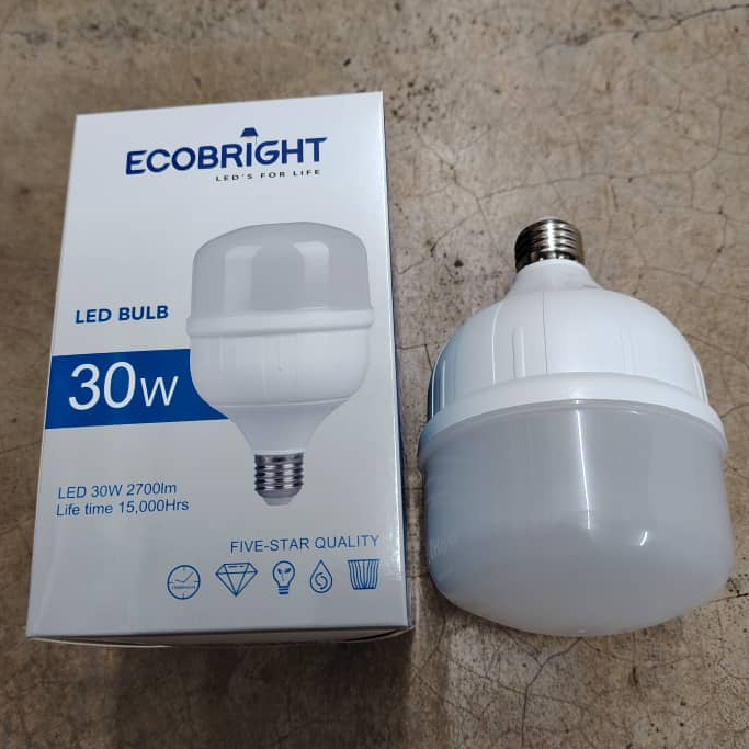 ECOBRIGHT LED BULB 30W E27 T100- SIRIM | Shopee Malaysia