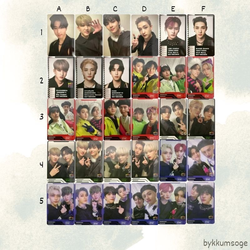 STRAYKIDS MAXIDENT ODDINARY NOEASY CE OFFICIAL PC ID BLACK BLUE RED ...