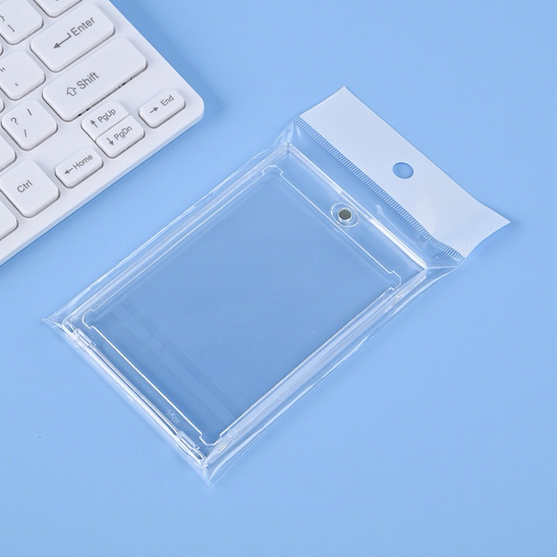 【Clear Stock】 Magnetic Card Holder Cases Acrylic Card Holder 35PT ...