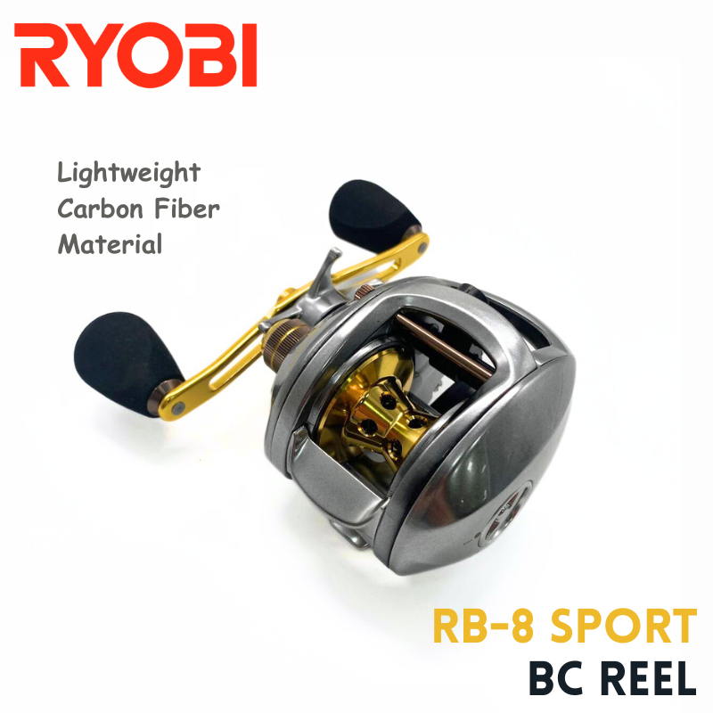 RYOBI RB-8 Sport - BC Reel Series Left Hand BaitCasting | Shopee Malaysia