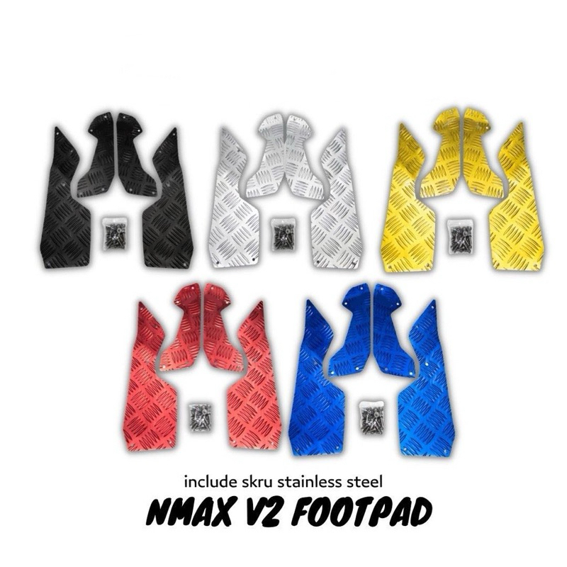 Yamaha NMAX V2 NMAX NEW NMAX155 Carpet Papan Alloy Footboard Footpad ...