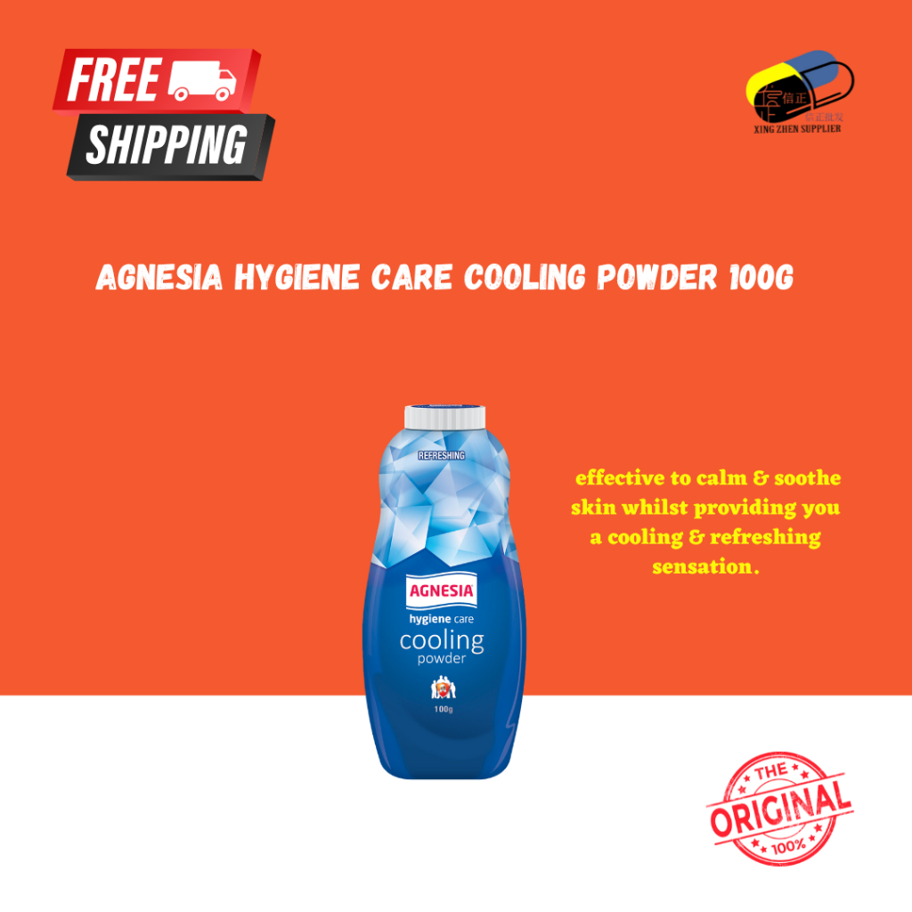 Agnesia Hygiene Care Cooling Powder 100g | Shopee Malaysia