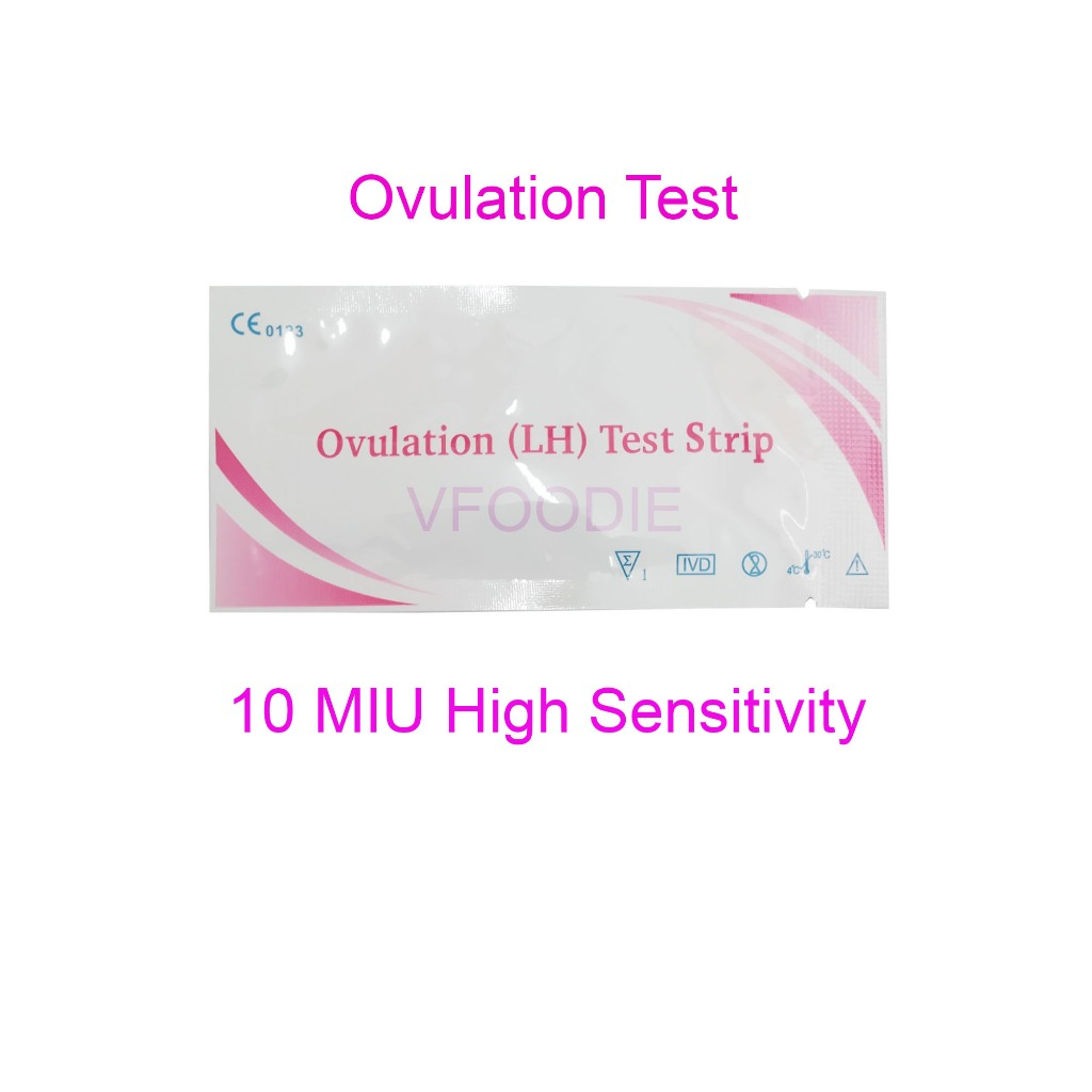 50pcs OPK Ovulation Test Strip Fertility Test Ovulasi Ujian Kesuburan ...