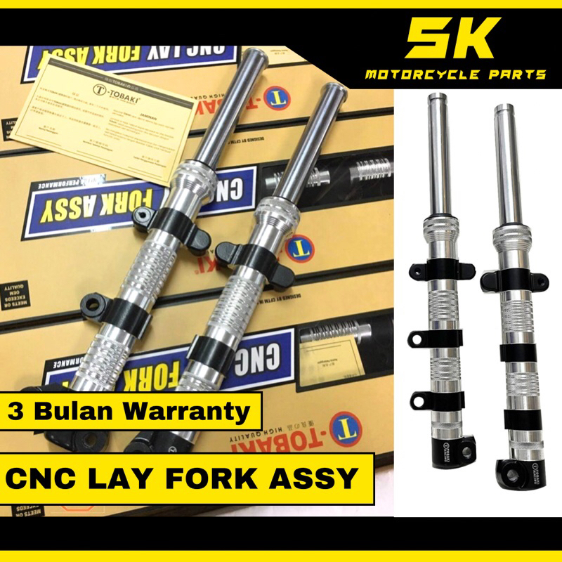 CNC Fork Lay Assy(Fork Machine)TOBAKI - Y15ZR / Y16ZR / LC135 / SRL115 / RS150 / Y125Z / EX5 ...