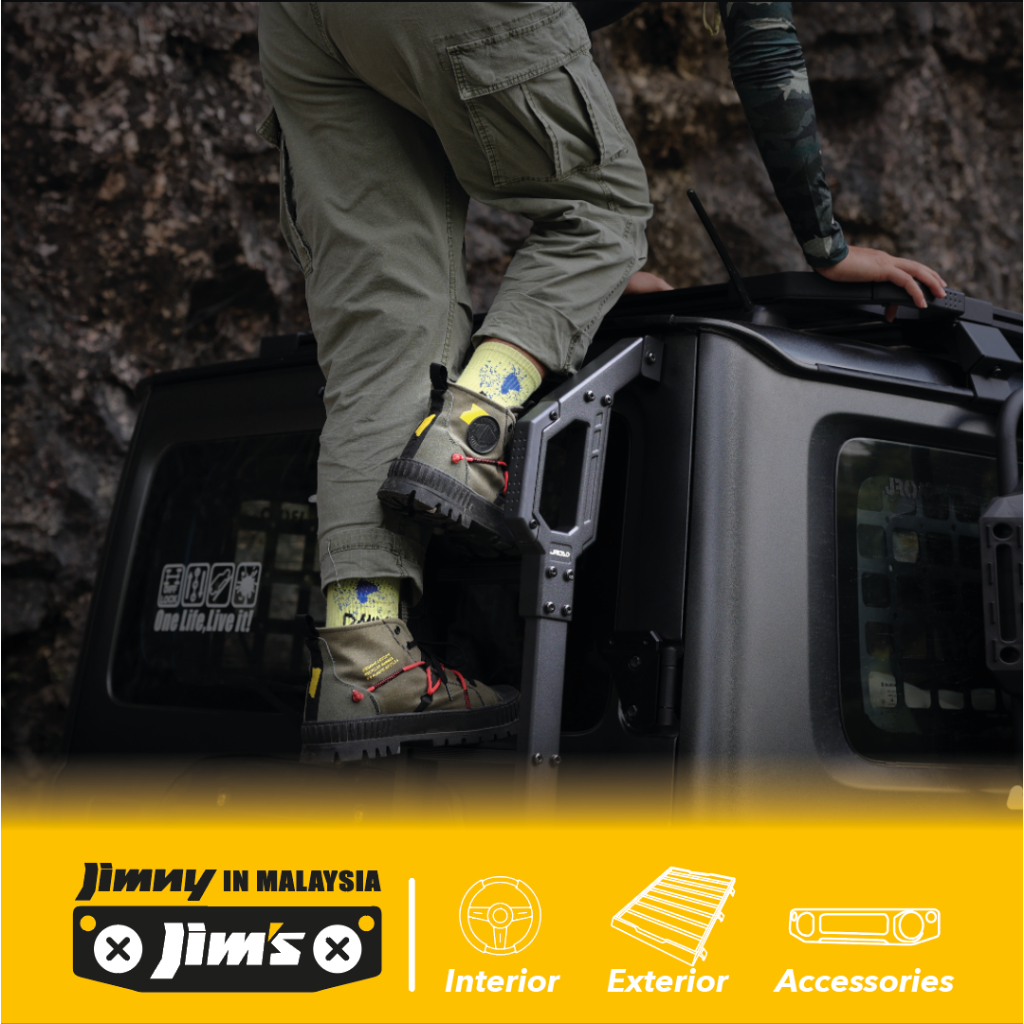 Ready Stock @ Malaysia JROAD REAR LADDER ALUMINIUM FOR SUZUKI JIMNY ...