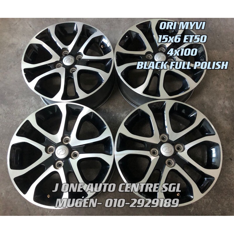 USED RIM ORI MYVI 15 inch FOR KELISA KENARI MYVI BEZZA AXIA | Shopee ...