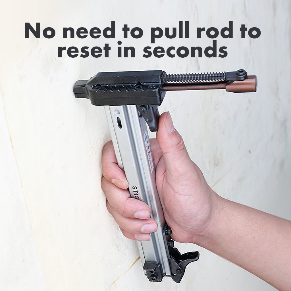 🔥5 Years Warranty🔥ST18-B Manual Steel Nail Gun Automatic Rebound Cement ...