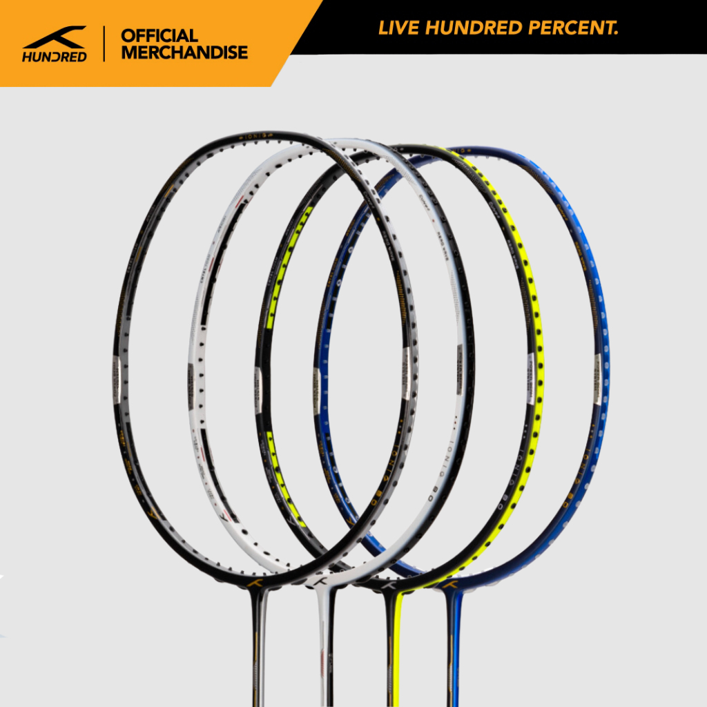 Hundred Ioniq 80 Badminton Racket | Shopee Malaysia