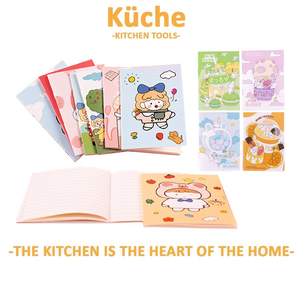 KUCHE Cute Cartoon Design Ximi Moka Stapler Book Notebook Mini Memo Pad ...