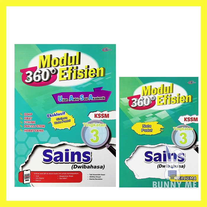 [BUNNY] 2024 Buku Sekolah : Modul Efisien 360 PBD UASA KSSM Tingkatan 3 ...