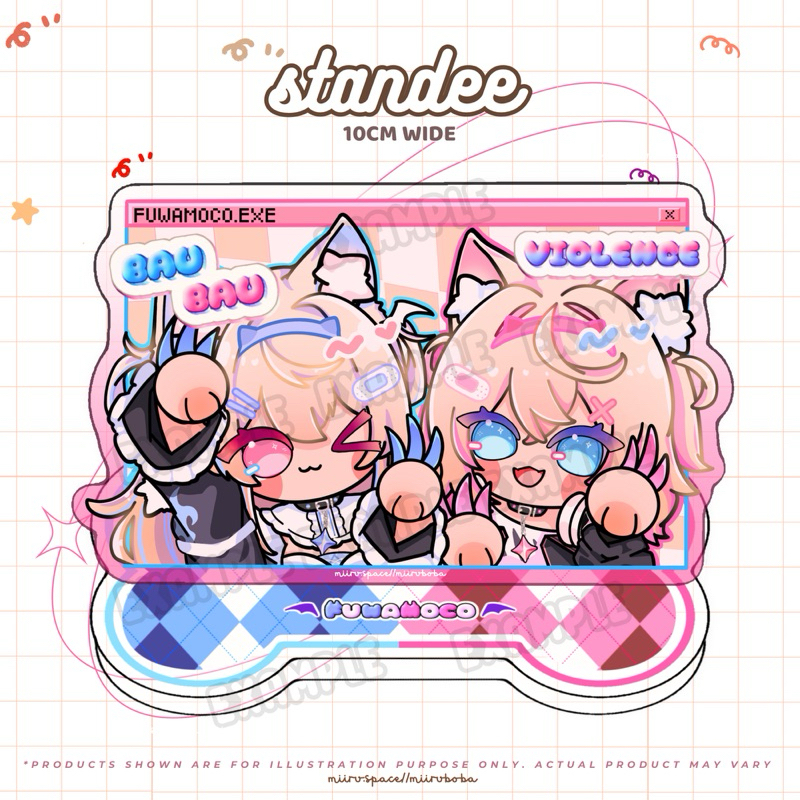 FUWAMOCO standee fuwawa abyssgard mococo abyssguard | miiruboba ...