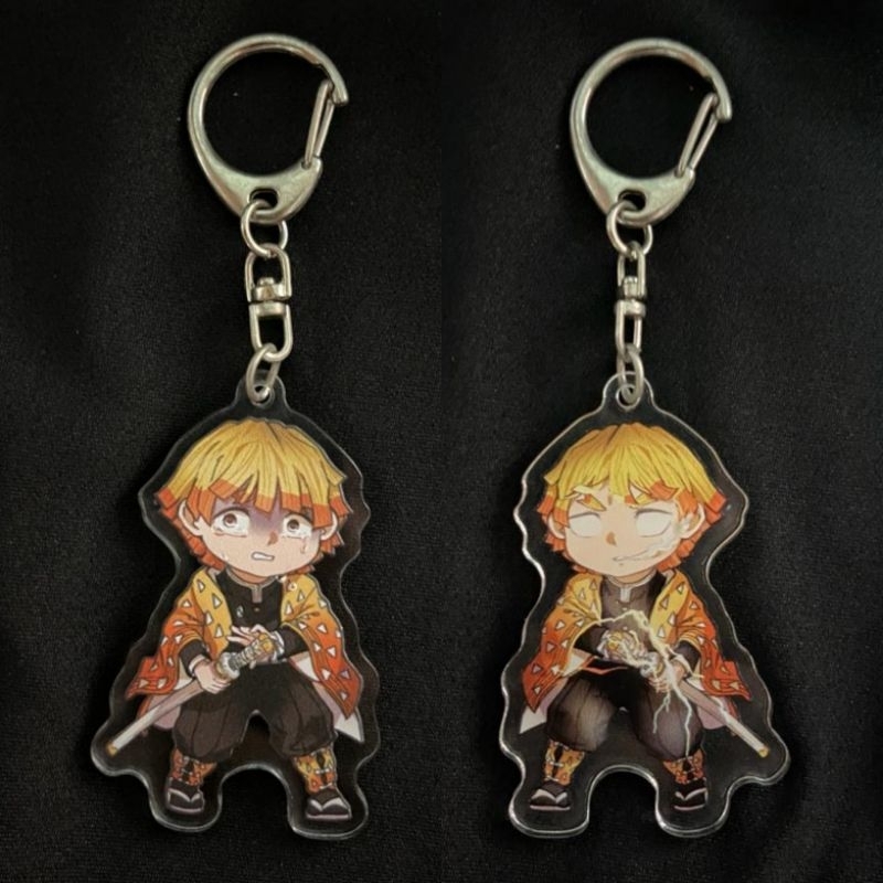 Zenitsu Agatsuma Demon Slayer: Kimetsu No Yaiba Anime Fanart Acrylic ...