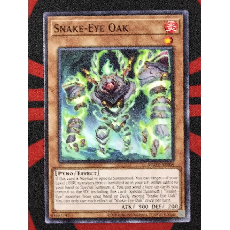 YUGIOH KONAMI AGOV-AE008 Snake-Eye Oak (Common) | Shopee Malaysia
