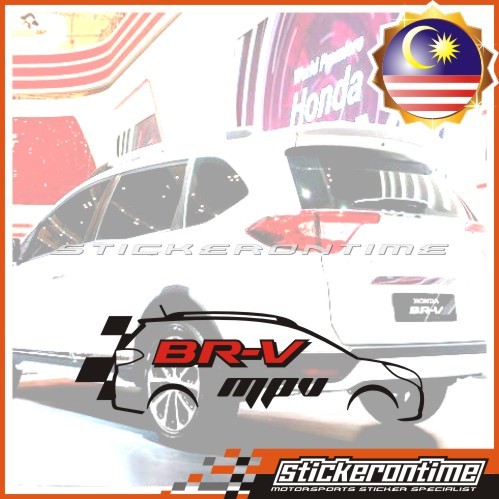 Honda BRV mpv stylo Car Sticker | Shopee Malaysia