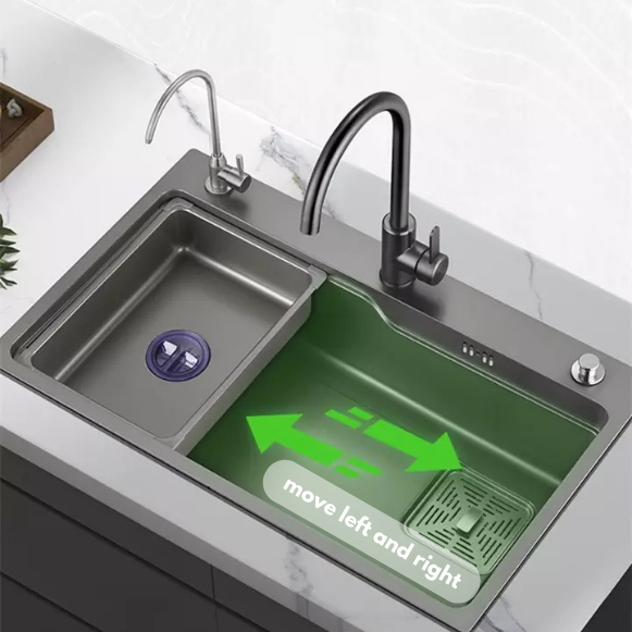 BATHKITCHZ NANO Sink 304 Stainless Steel Handmade Kitchen Sink ...