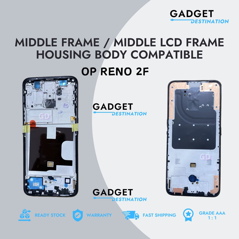 Op Reno 2F Middle Frame / Middle Lcd Frame Housing Body Compatible ...