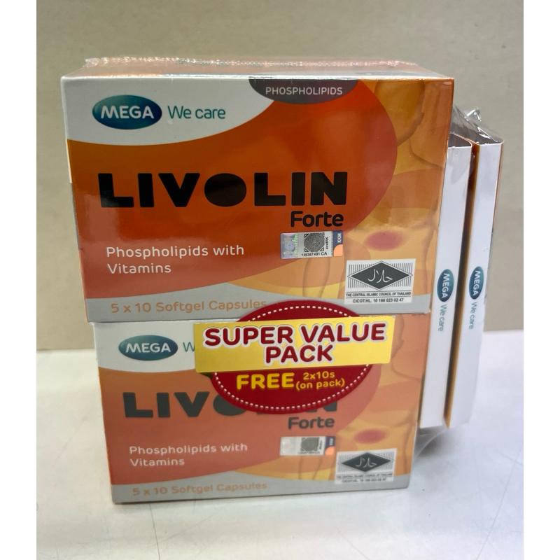 LIVOLIN FORTE Capsules 2x50s FOC 20s (Exp: 8/2025) | Shopee Malaysia