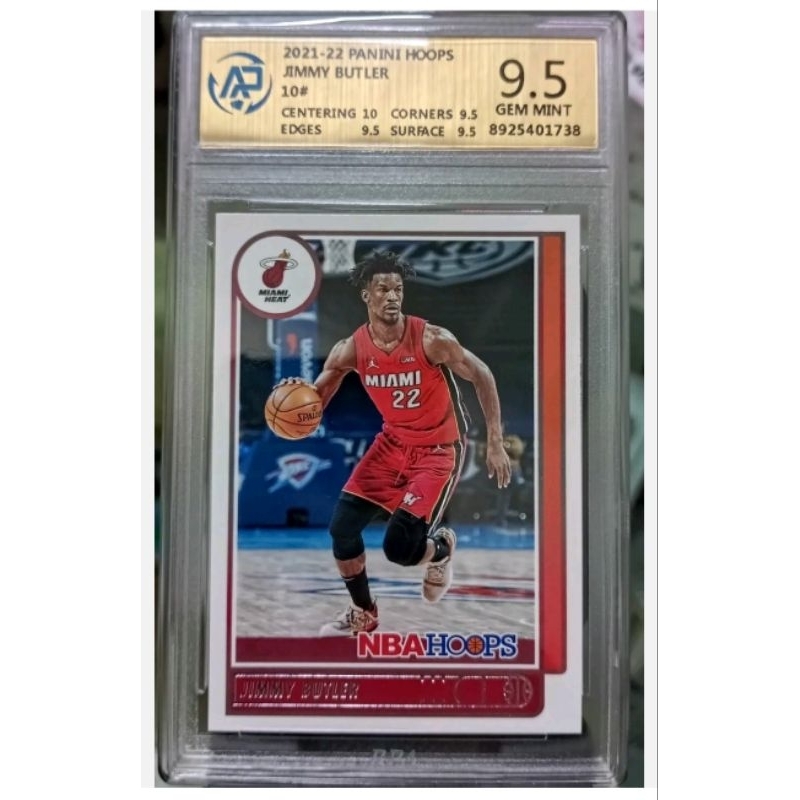 JIMMY BUTLER 2021-22 Panini Hoops NBA card (RPA-9.5 Gem Mint) | Shopee ...