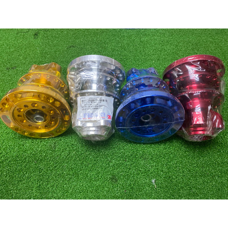 hub sys CNC for Yamaha with disc bracket gold/red/blue/silver | Shopee ...