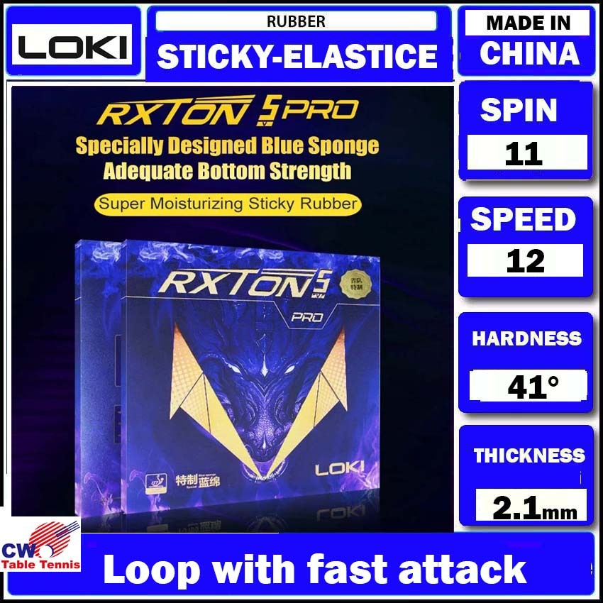 Loki Rxton 5 Pro Rxton V Pro Sticky Elastic rubber Specially Designed ...