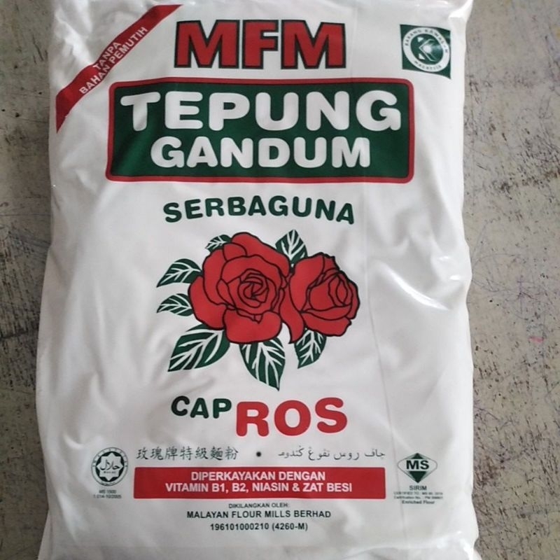 Tepung Gandum Serbaguna Cap Rose | Shopee Malaysia