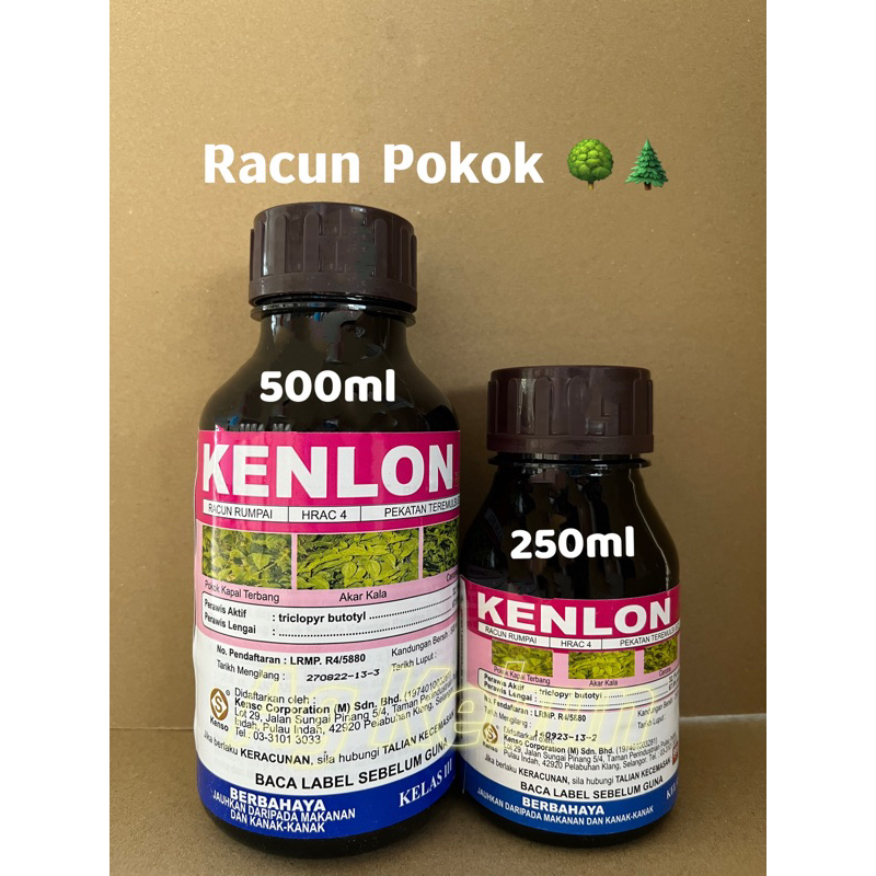 Kenlon 250ml / 500ml Racun pokok 杀树油/Mati pokok besar Dan anak kayu ...
