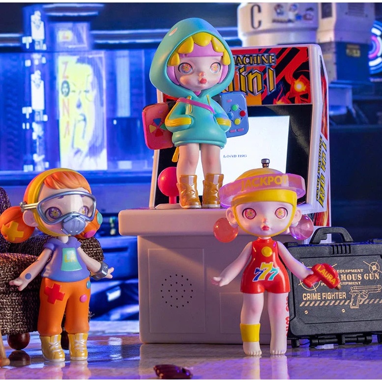 Laura Blind Box Figures Cyberpunk Series Surprise Cool Toys Cute ...