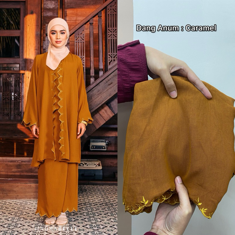[HAURABELLE] KEBAYA DANG ANUM IRONLESS | EDITION RAYA 2024 | Shopee ...