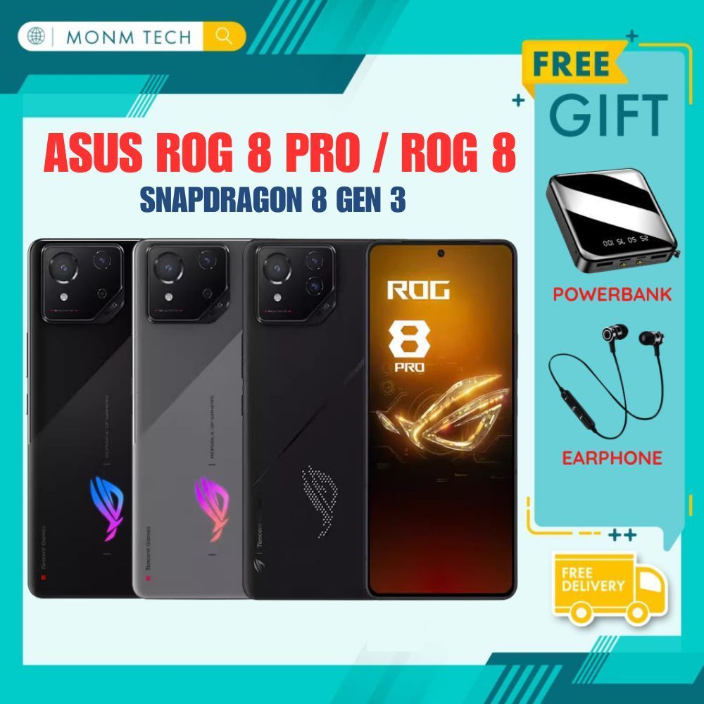 [Global Version] Rog Phone 8 Pro / Asus Rog Phone 8 | Snapdragon 8 Gen ...