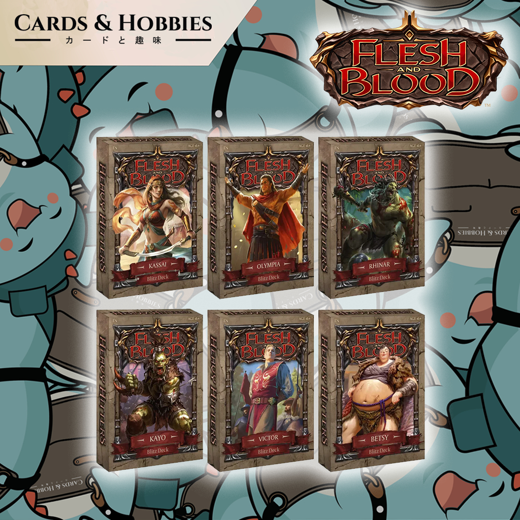 FAB | HVY Heavy Hitters Blitz Deck | Flesh & Blood | Shopee Malaysia