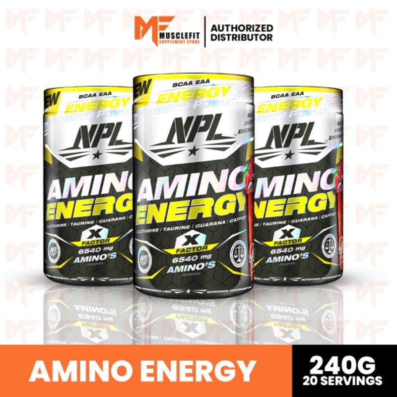 NPL Amino Energy 240 g (20 Servings ) - Makanan Tambahan BCAA/ AMINO ...