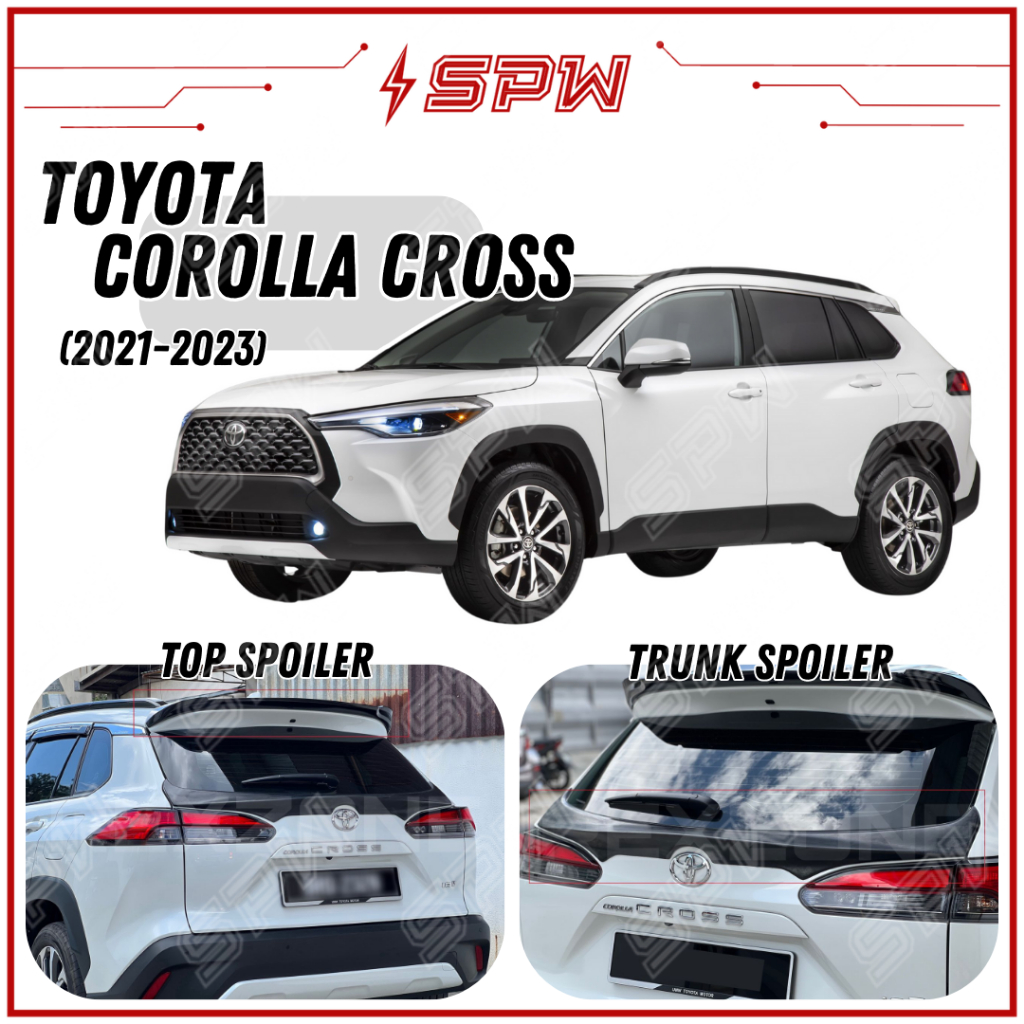 Toyota Corolla Cross (2021-2025) Top Spoiler /Trunk Spoiler (VZMX ...