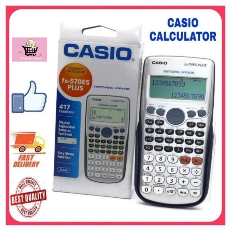OEM Scientific Calculator FX-570ES PLUS FX570ES PLUS With 417 Function ...