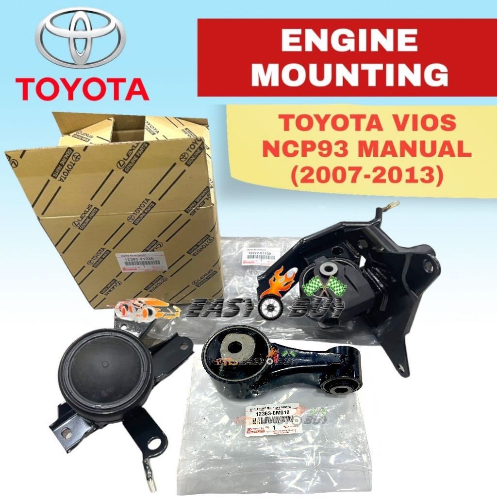 (100% ORIGINAL MADE IN JAPAN) TOYOTA VIOS NCP93 MANUAL ENGINE MOUNTING ...