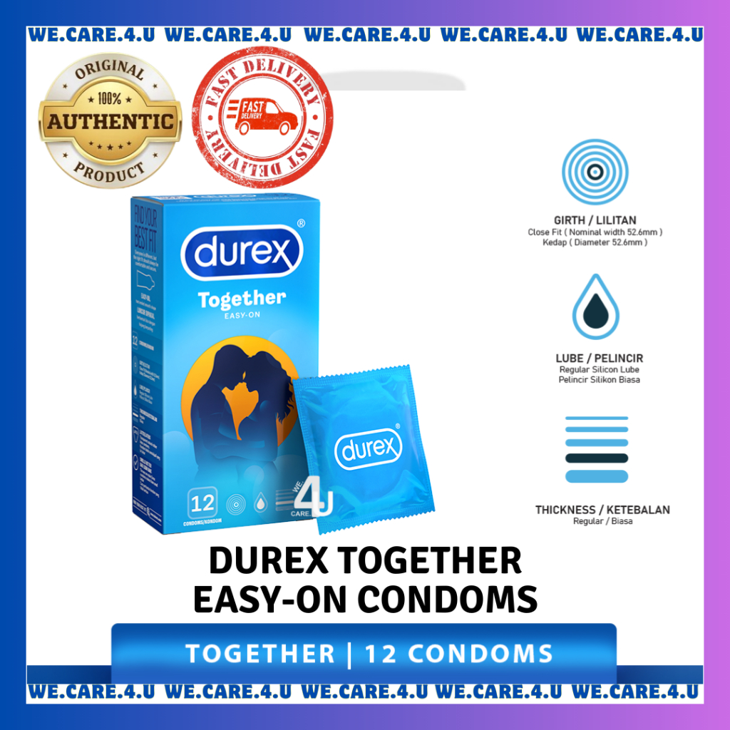 ~DUREX TOGETHER CONDOMS [ 3's / 12's ] | Shopee Malaysia