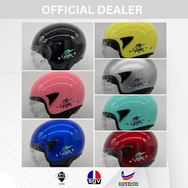 SGV Rider 2 Helmet Original | Shopee Malaysia