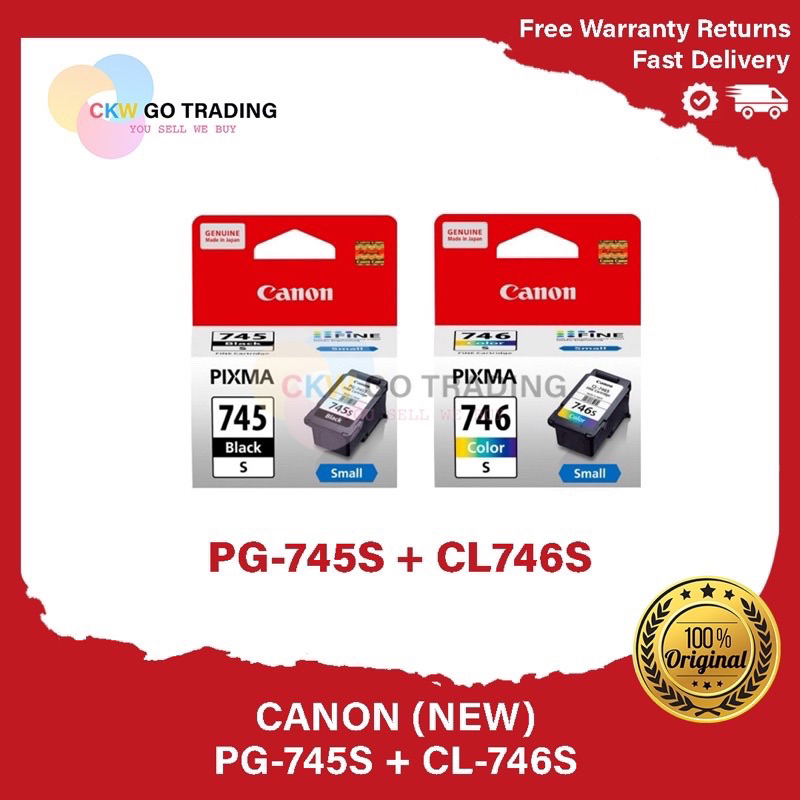 Canon PG-745S CL-746S Cartridge For Canon MG2577S/MG3070/MG2470/IP2870 ...