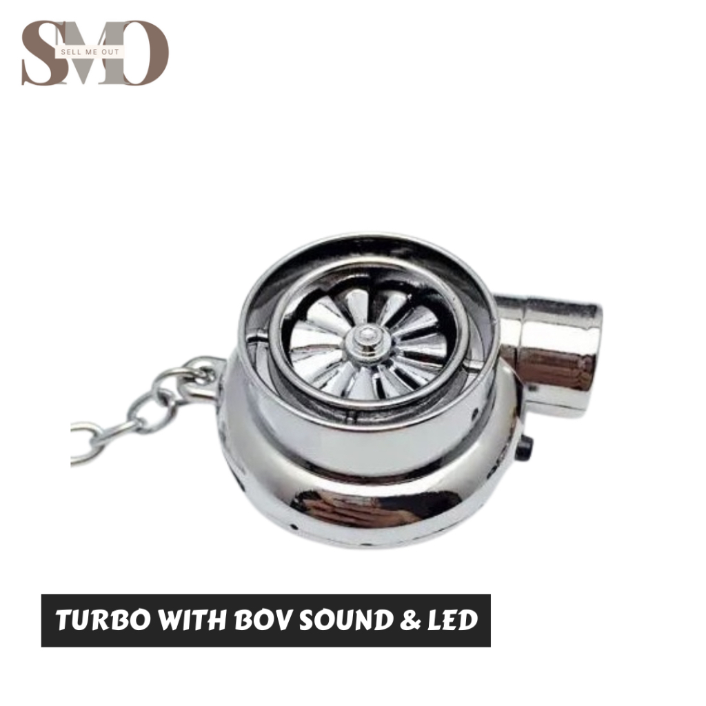 LED Light Keyring BOV Sound Electric Turbo Keychain Neo Rainbow Drift ...