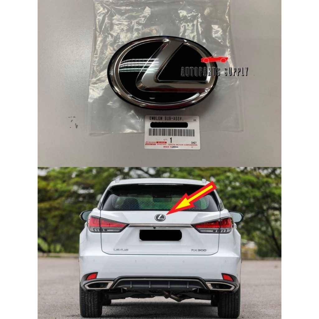 ORIGINAL LEXUS RX250 RX300 RX350 GGL25 AGL25 REAR BONNET LOGO EMBLEM ...